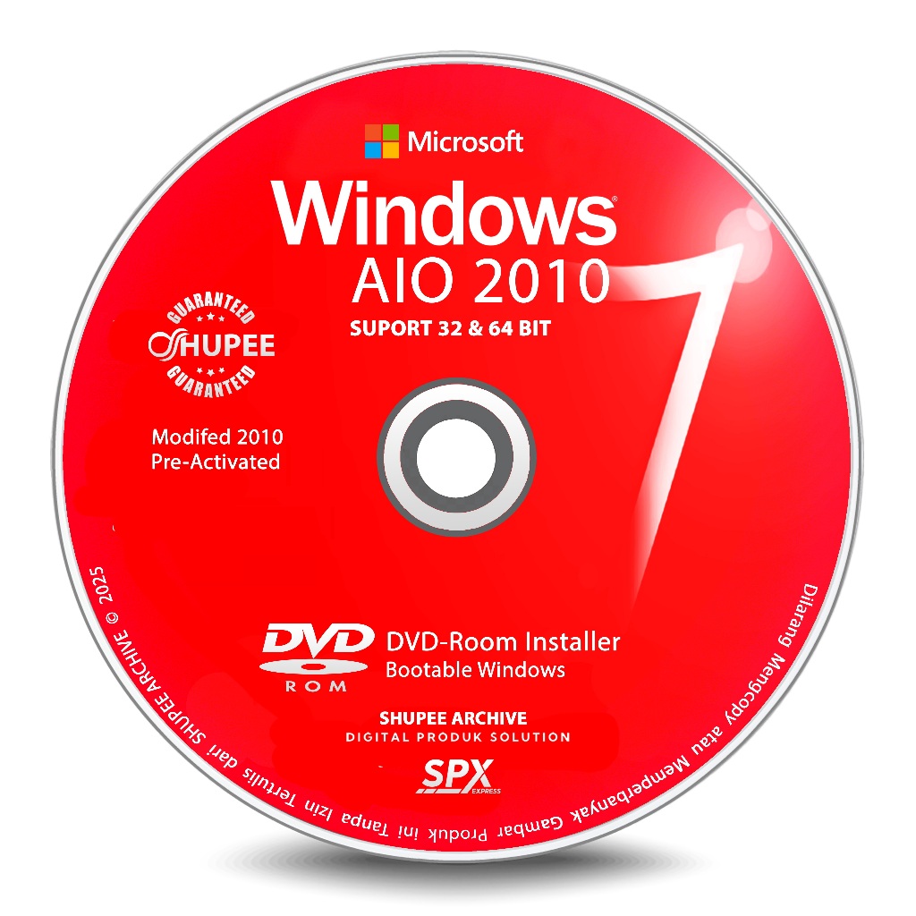 Jual DVD Windows® 7 2010 SP1 | ALL IN ONE | 32 | 64 | Shopee Indonesia