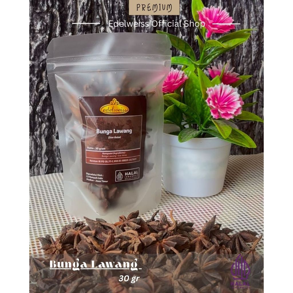 Jual Edelweiss Bunga Lawang Pekak Refill Pack 30gr (Star Anise ...