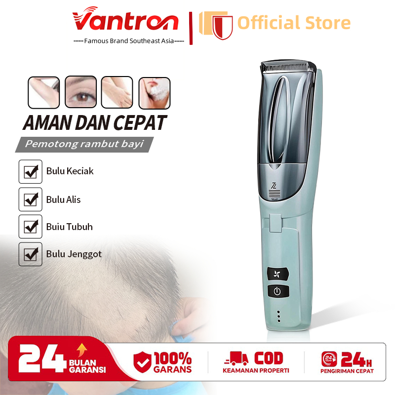 Jual VANTRON Alat Cukur Rambut Bayi Otomatis Dengan Vacuum Low Noise ...