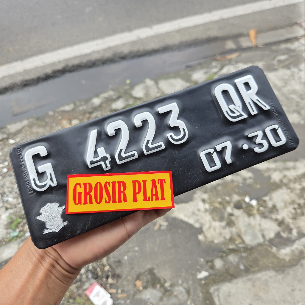 Jual Plat nomer motor baut tanam custom timbul | Shopee Indonesia