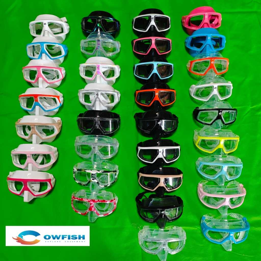 Jual Cowfish Mask Freedive Low Volume Mask Freediving Masker Free Dive ...