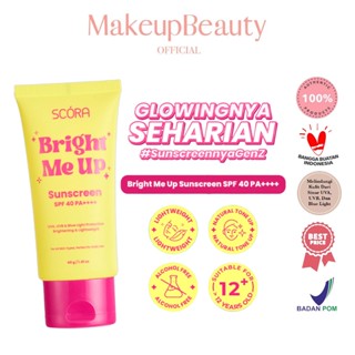Jual SCORA Bright Me Up Sunscreen 40 gr Sunblock - Mencerahkan ...