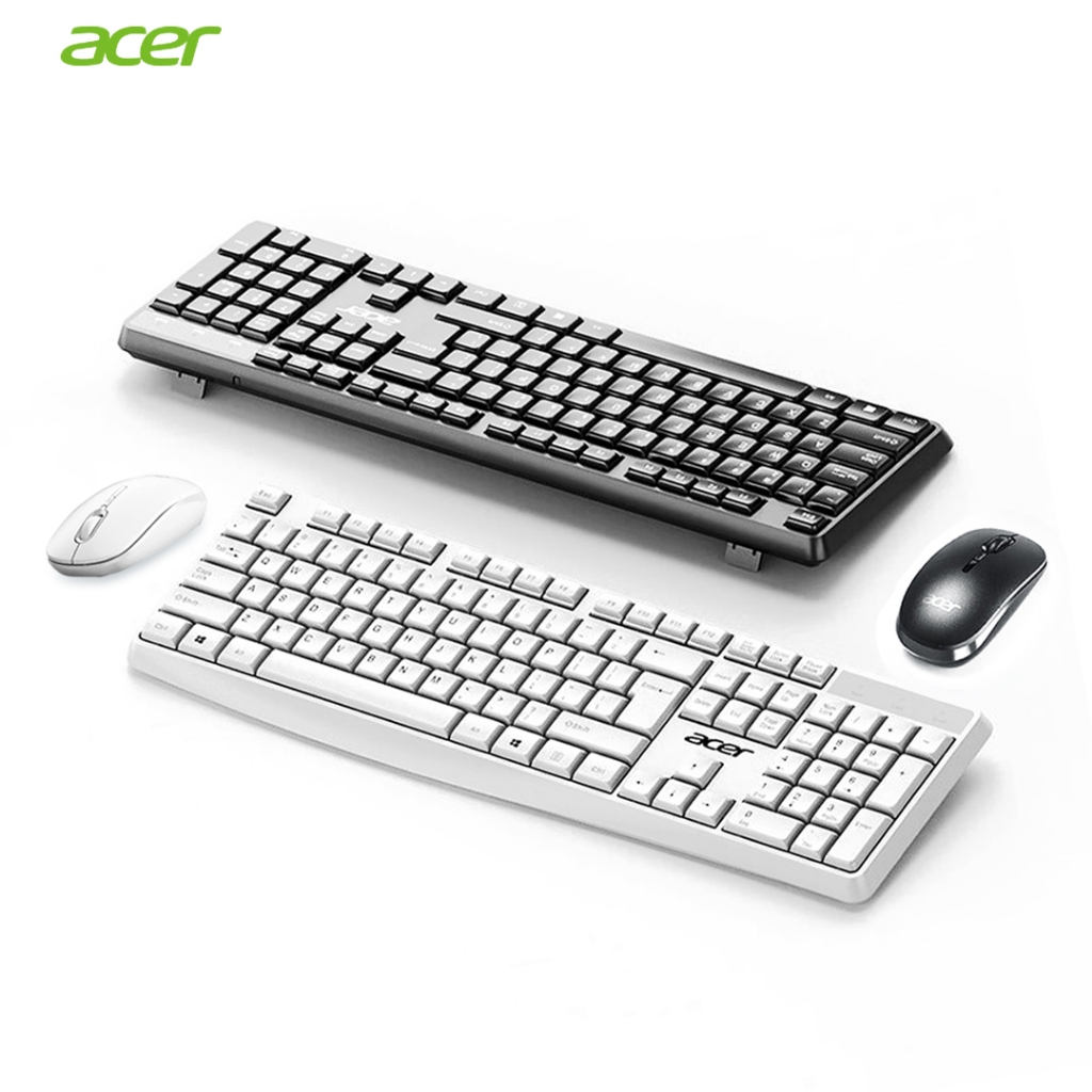 Jual Acer Keyboard & Mouse Wireless KM41-2K Koneksi 2.4G Keyboard ...