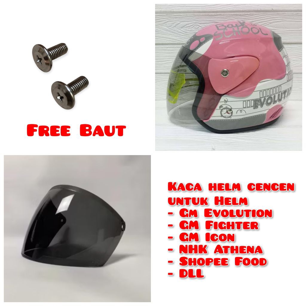 Jual Kaca Helm Cencen GM Evolution GM Fighter GM Icon / KORAN PREMIUM ...