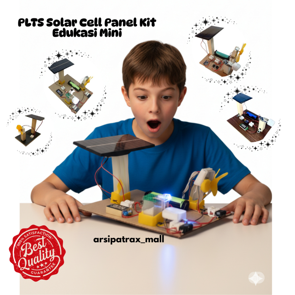 Jual PLTS Solar Cell Panel Kit Edukasi Mini Generator Kipas Tenaga ...