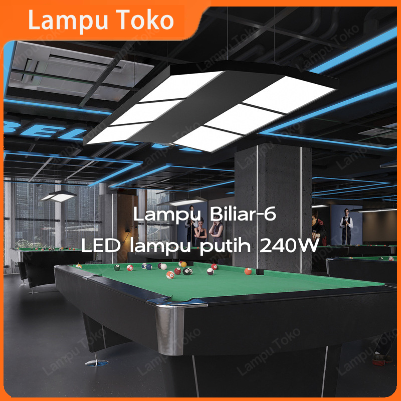 Jual Garansi 240 Watt Lampu LED Meja Billiard 6 Panel 6 LED/ 8 Panel ...