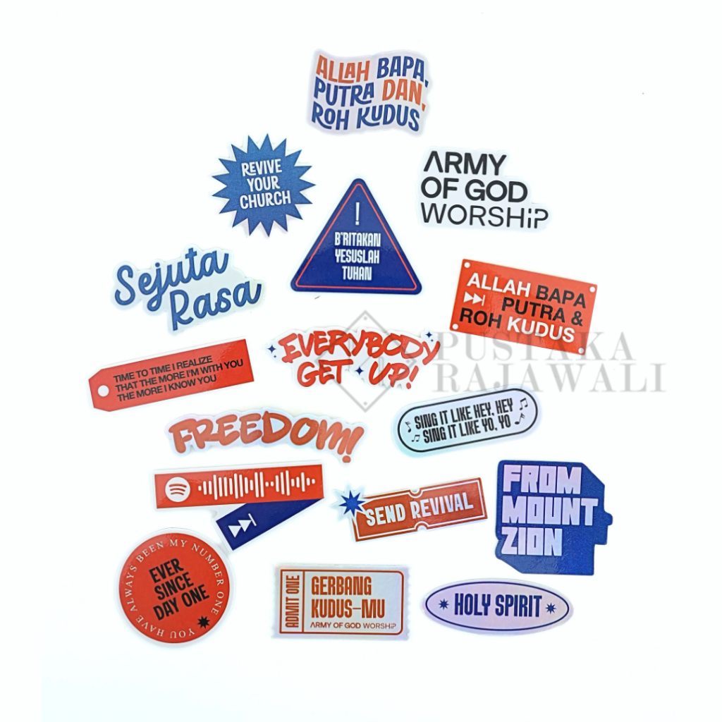 Jual Sticker Everybody Get Up (Official Merchandise AOG Worship ...