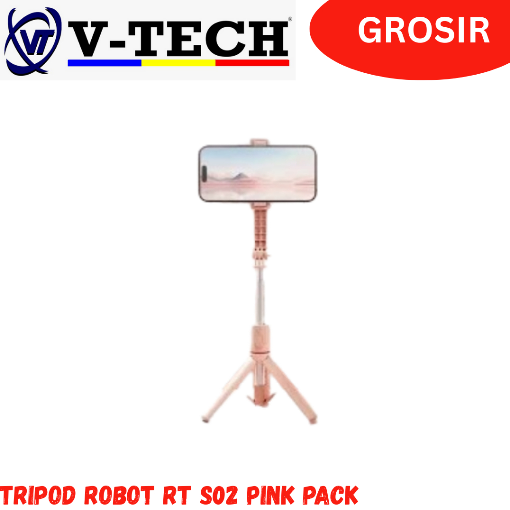 Jual TRIPOD ROBOT RT S02 PINK PACK | Shopee Indonesia