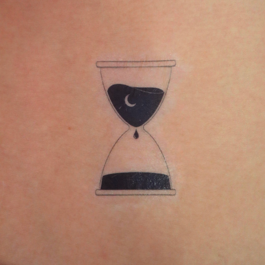 Jual [PRODUK LOKAL] NIGHTFALL HOURGLASS TEMPORARY TATTOO | HALLOWEEN ...