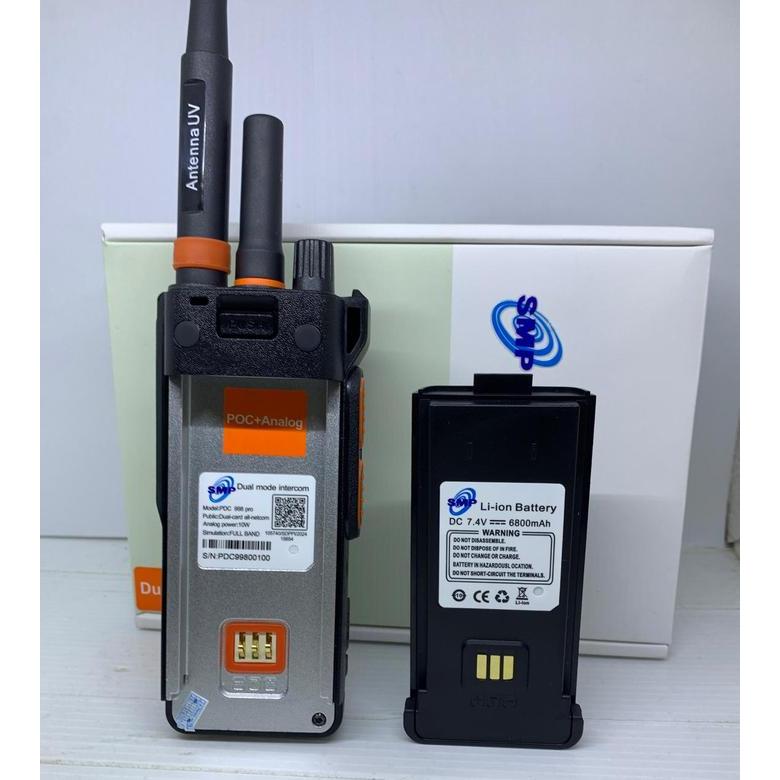 Jual HT HANDY TALKIE HYBRID POC ANALOG SMP 998 PRO HT HYBRID POC ANALOG ...