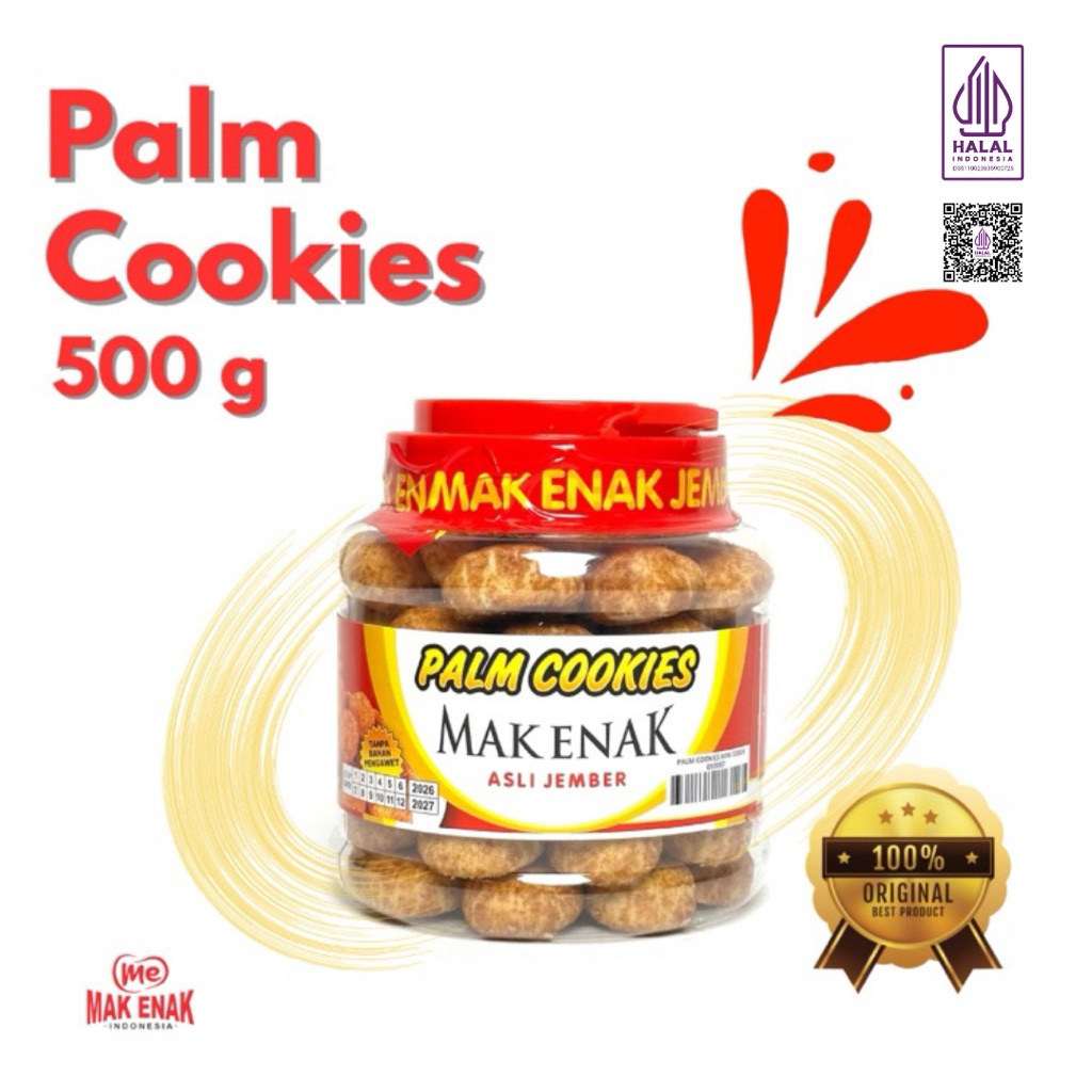 Jual Palm Cookies Mak Enak Asli Jember (500 Gram) | Shopee Indonesia