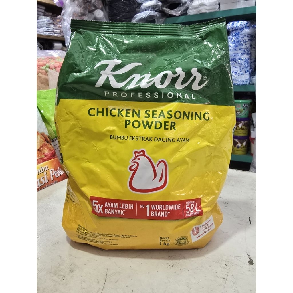 Jual knorr chicken seasoning powder 1kg refill bag | Shopee Indonesia