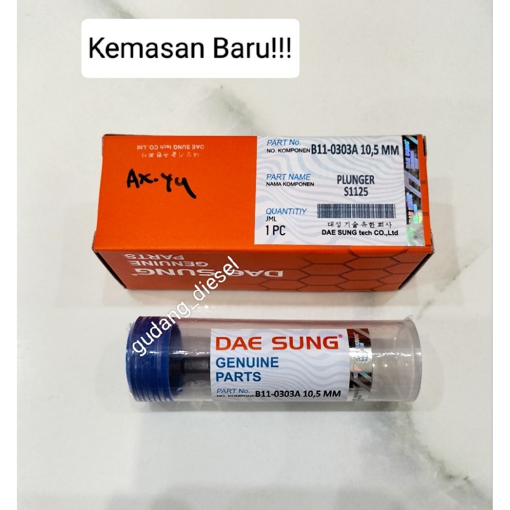 Jual Plunger S1125/ZH1125/S1130/ZH1130 (10,5mm)Daesung | Shopee Indonesia