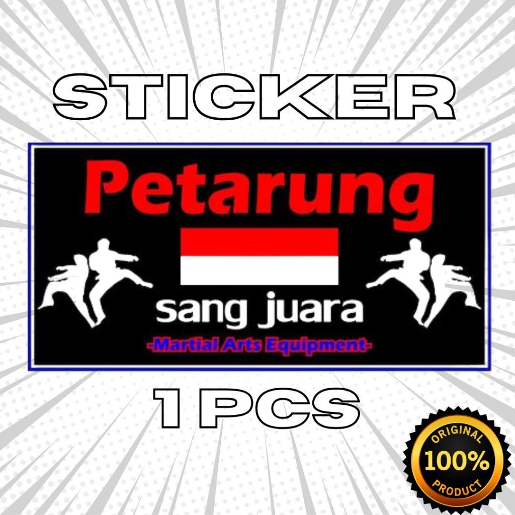 Jual Stickers Pertarung Sang Juara | Shopee Indonesia