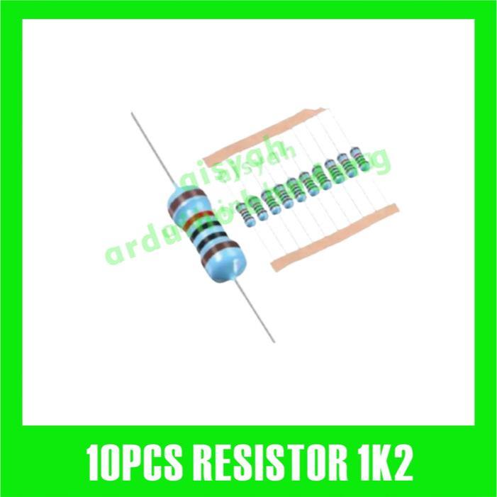 Jual 10X RESISTOR 1K2 1K2OHM 1/4W 1% METAL FILM | Shopee Indonesia