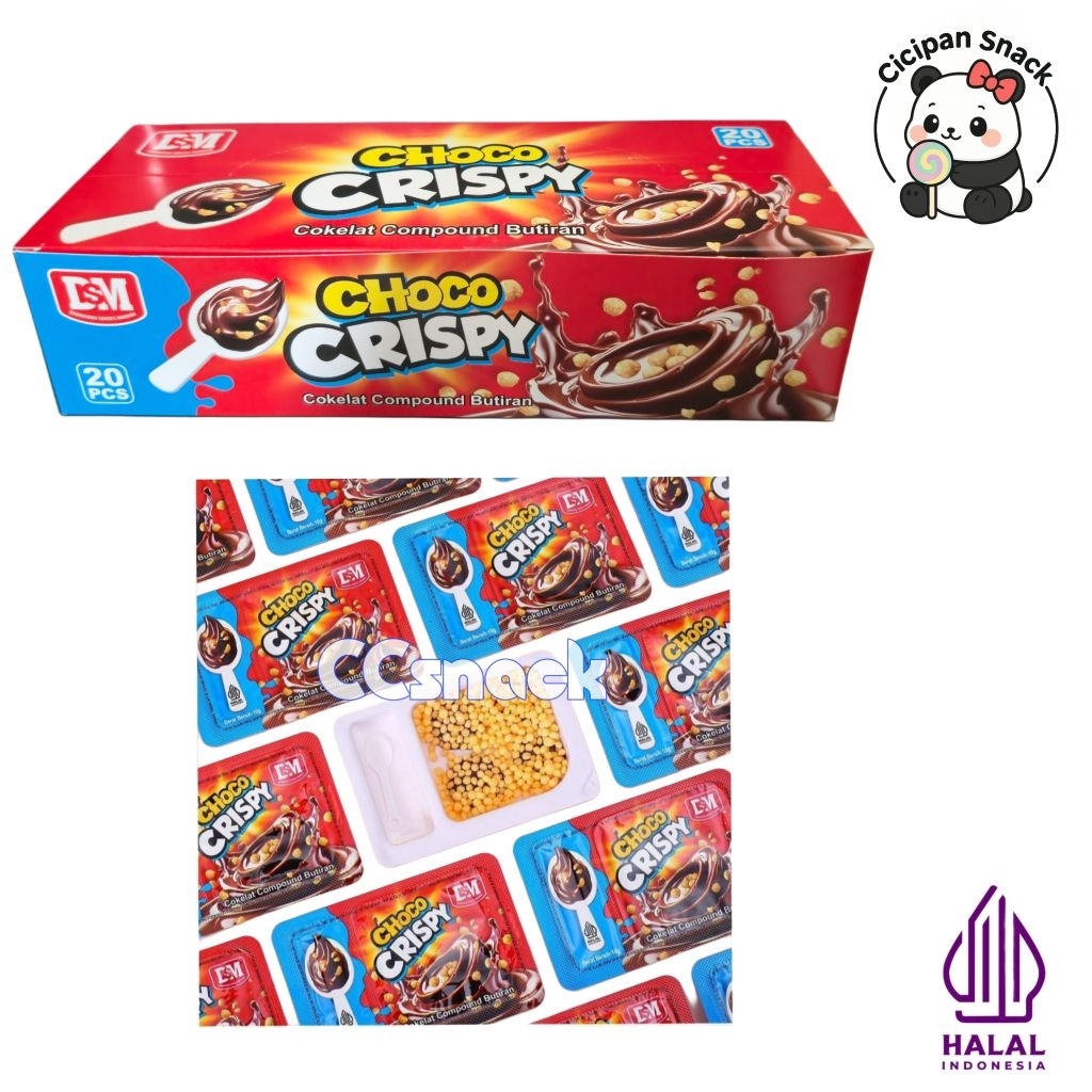 Jual DSM MERAH CHOCO CRISPY BUTIRAN BOX ISI 20 | Shopee Indonesia