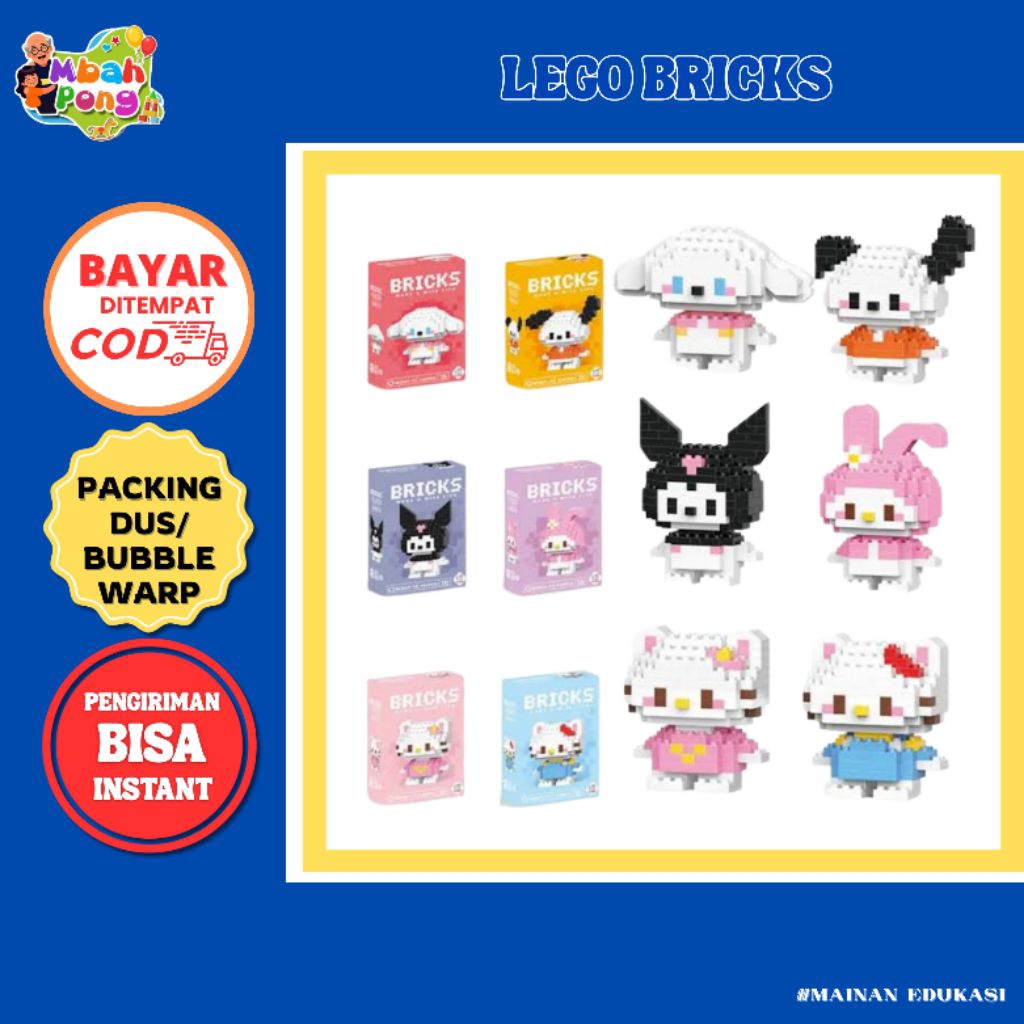 Jual Lego Bricks Kartun Mini Lengkap All Karakter / Request Karakter ...