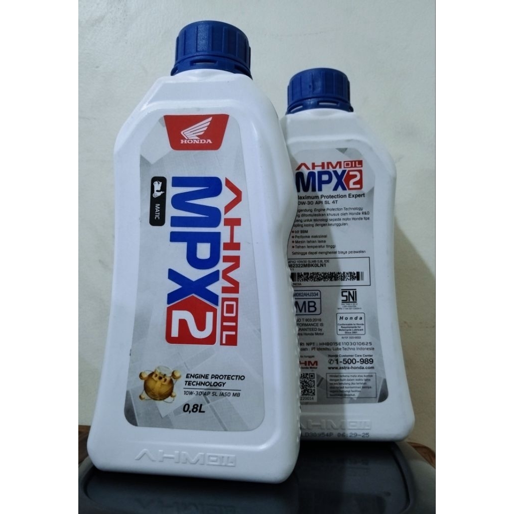 Jual Oli AHM MPX2 MATIC 800ML 10W-30 | Shopee Indonesia