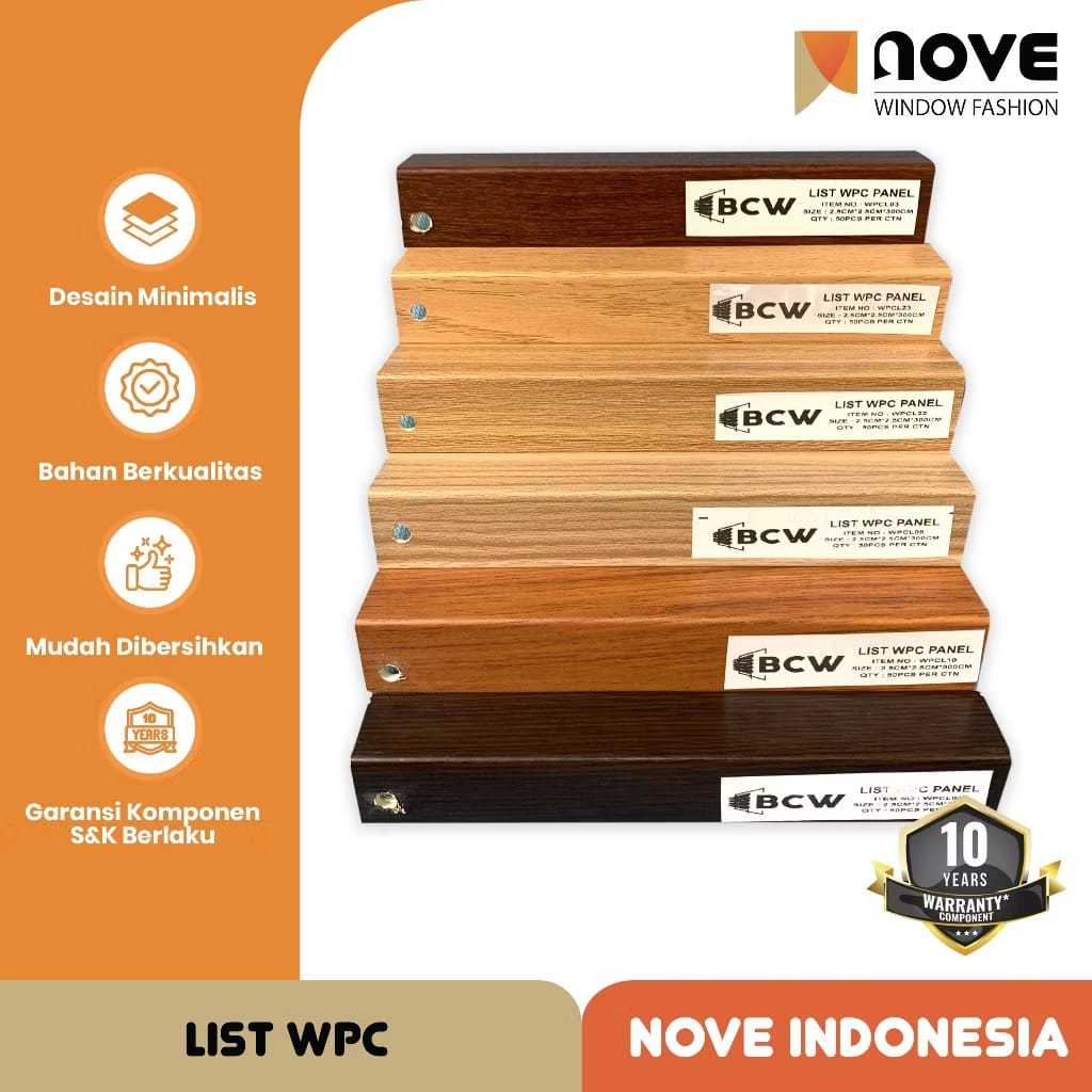 Jual JR DOOR - BCW - List WPC Panel Dinding Motive Kayu - List WPC Wall ...