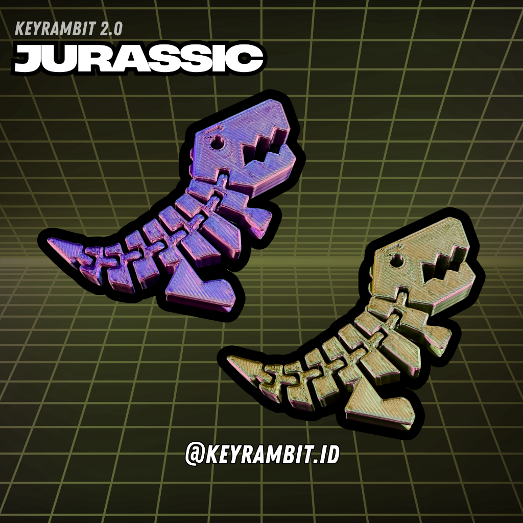 Jual KEYRAMBIT 2.0 Flexi Keychain "JURASSIC" | Shopee Indonesia
