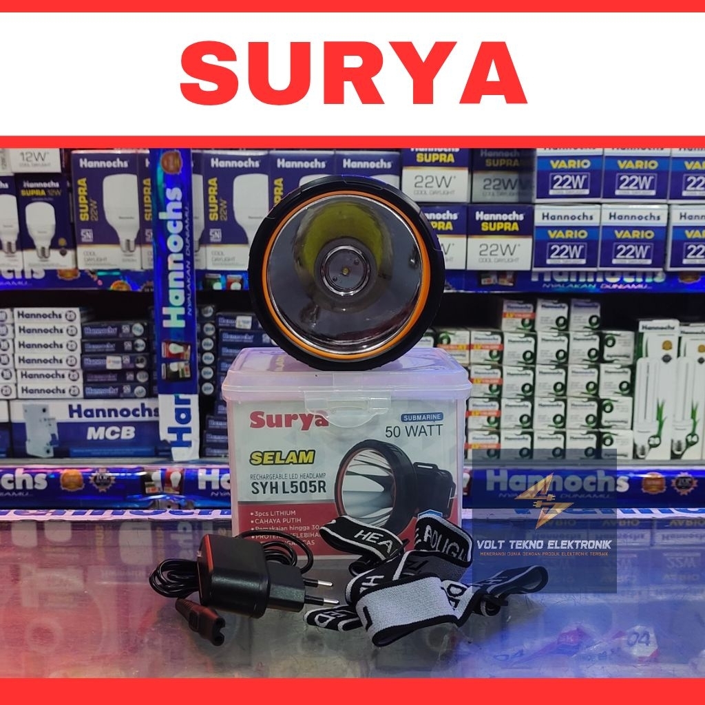 Jual Senter Kepala Surya / Senter Cas Warna Kuning Yellow / SYH 156R ...