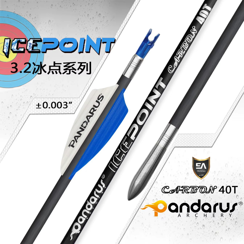 Jual PANDARUS ICEPOINT 40-T Carbon Arrow ID 3.2mm straightness 0.003 ...