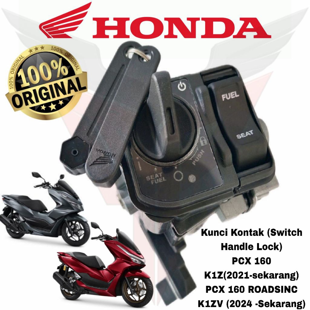 Jual kunci kontak keyless knob switch Assy handle lock Honda PCX 160 ...