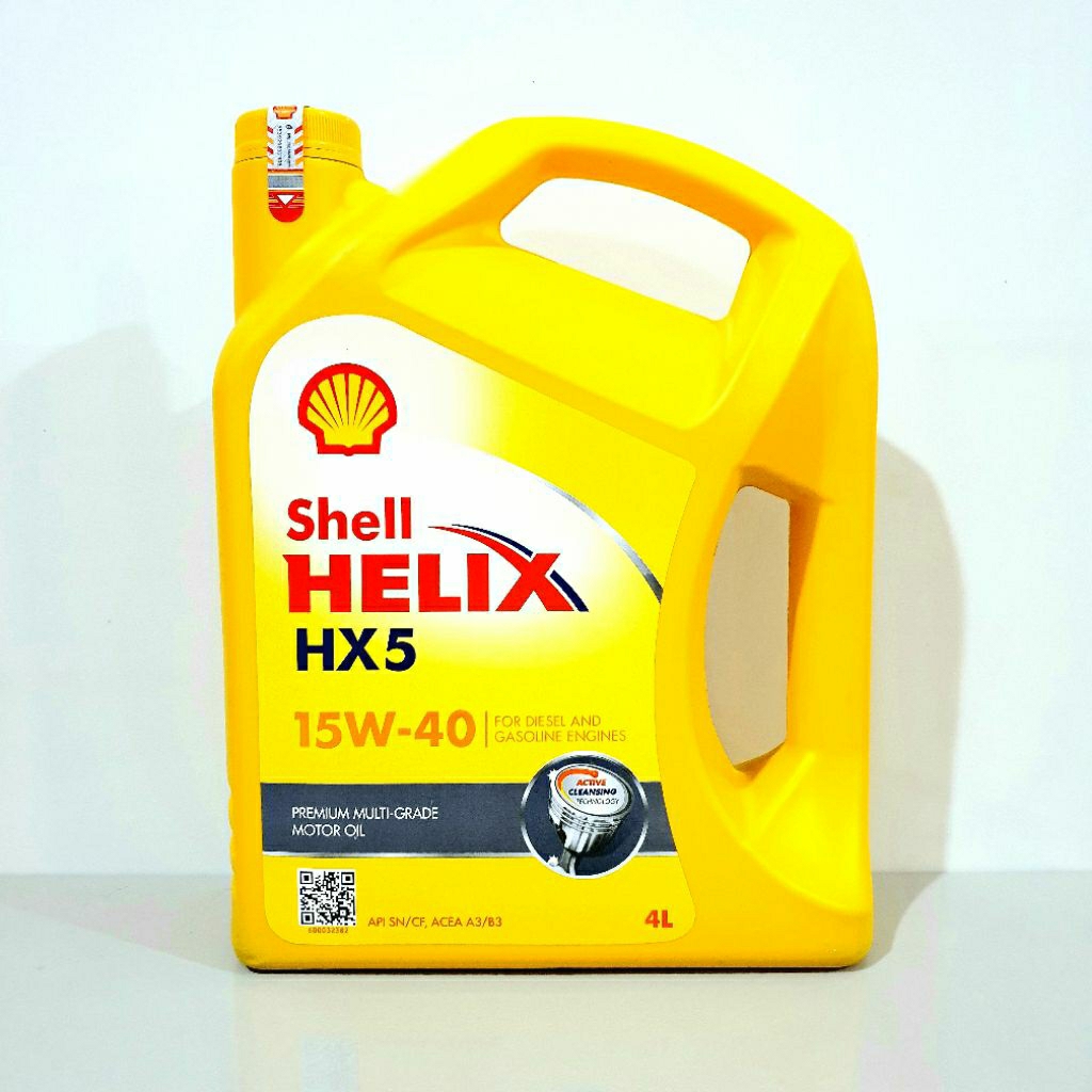 Jual OLI SHELL HX5 15W-40 KEMASAN 4L | Shopee Indonesia
