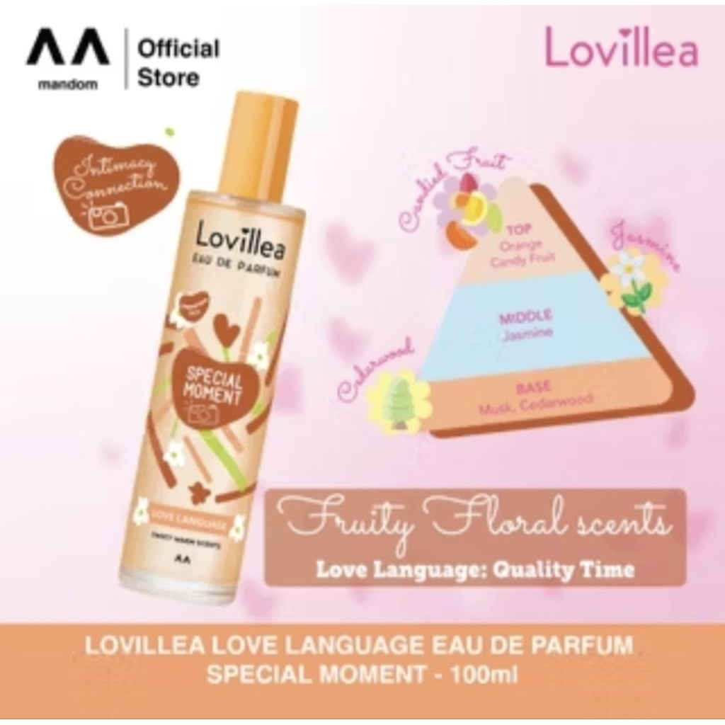 Jual LOVILLEA Love Language Eau De Parfum 100ml Special Moment ...