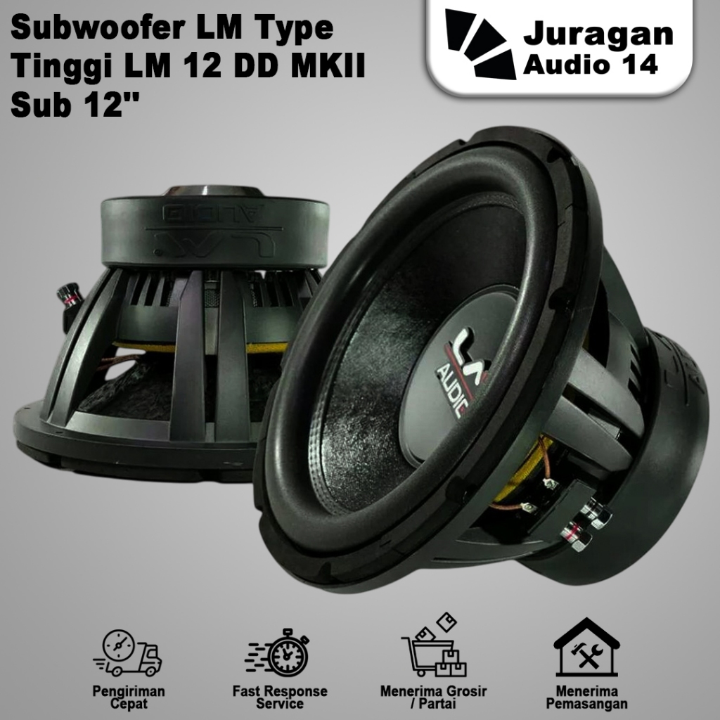 Jual Subwoofer 12 inch LM AUDIO LM-12DD-MKII MK2 Double Coil Double ...