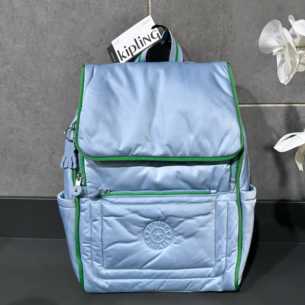 Jual Ransel backpack kipling bolen blue breeze puff | Shopee Indonesia