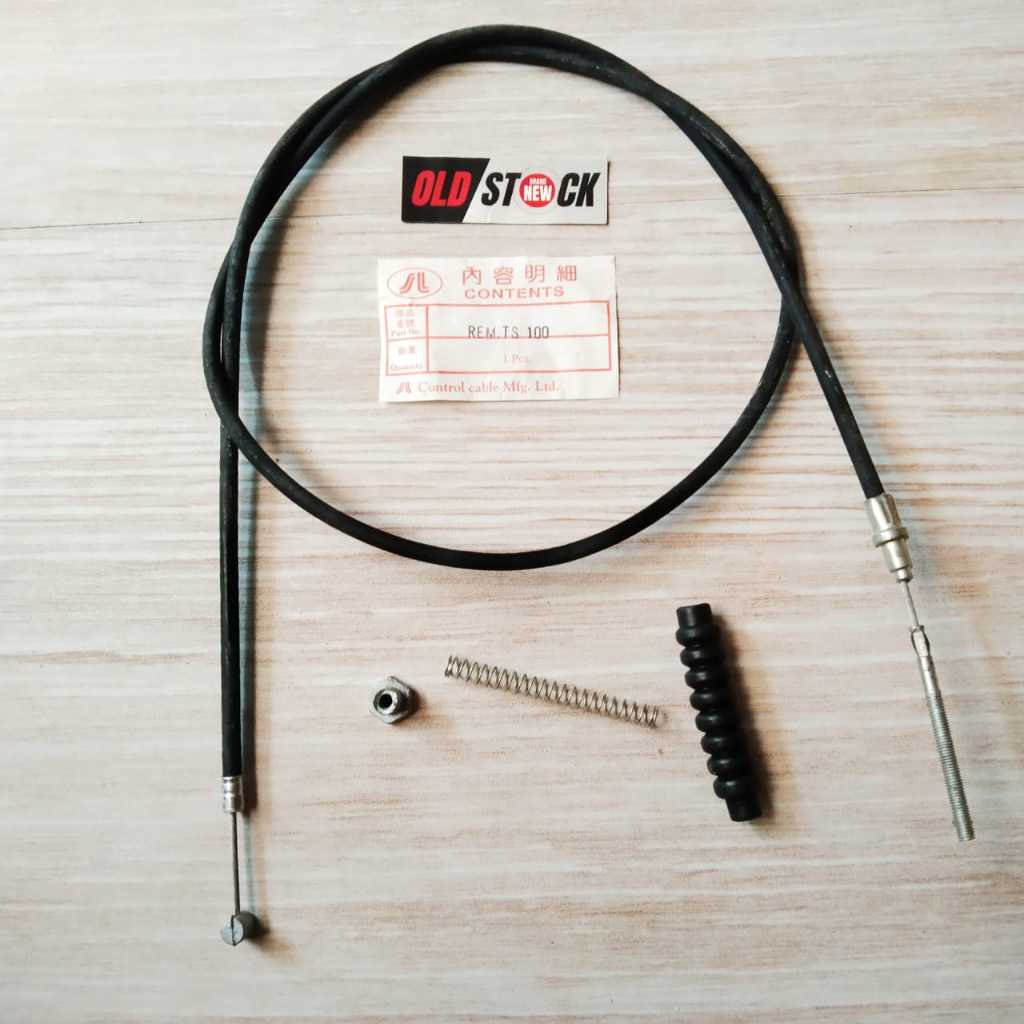 Jual KABEL REM BAGIAN BELAKANG KAWASAKI TS100 TS 100 -NEW OLD STOCK ...