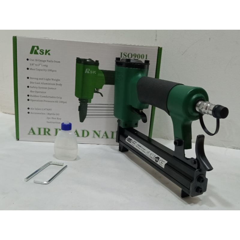 Jual RSK Alat Paku Tembak Gun Type 1022J ISO9001 Stapler Angin Paku ...