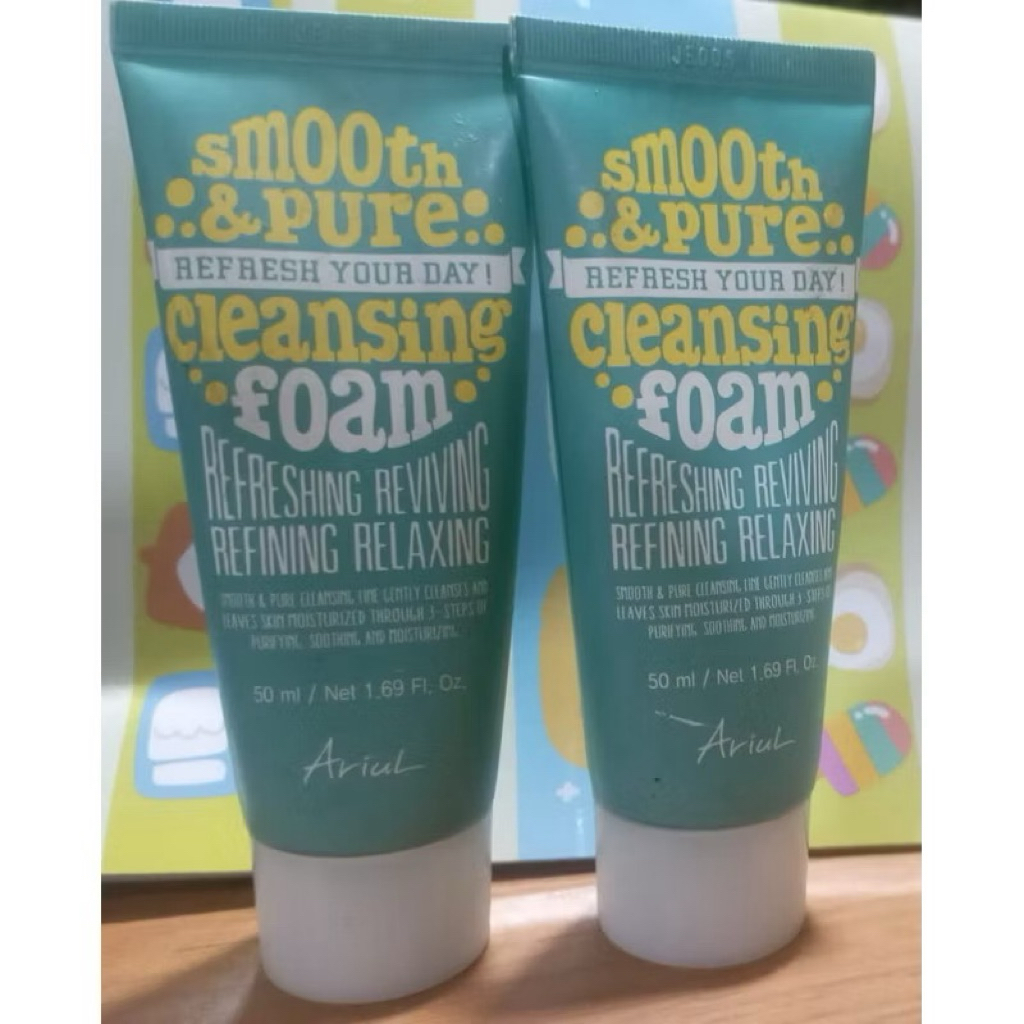 Jual Ariul smooth and pure cleansing Foam 50ml | Shopee Indonesia