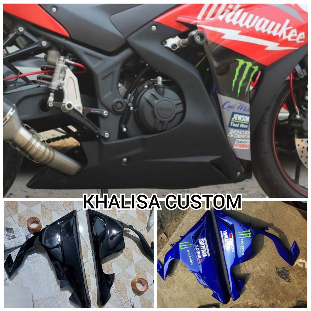 Jual Undercowl Atau Cover Engine Yamaha R25 v1 Model R6 | Shopee Indonesia
