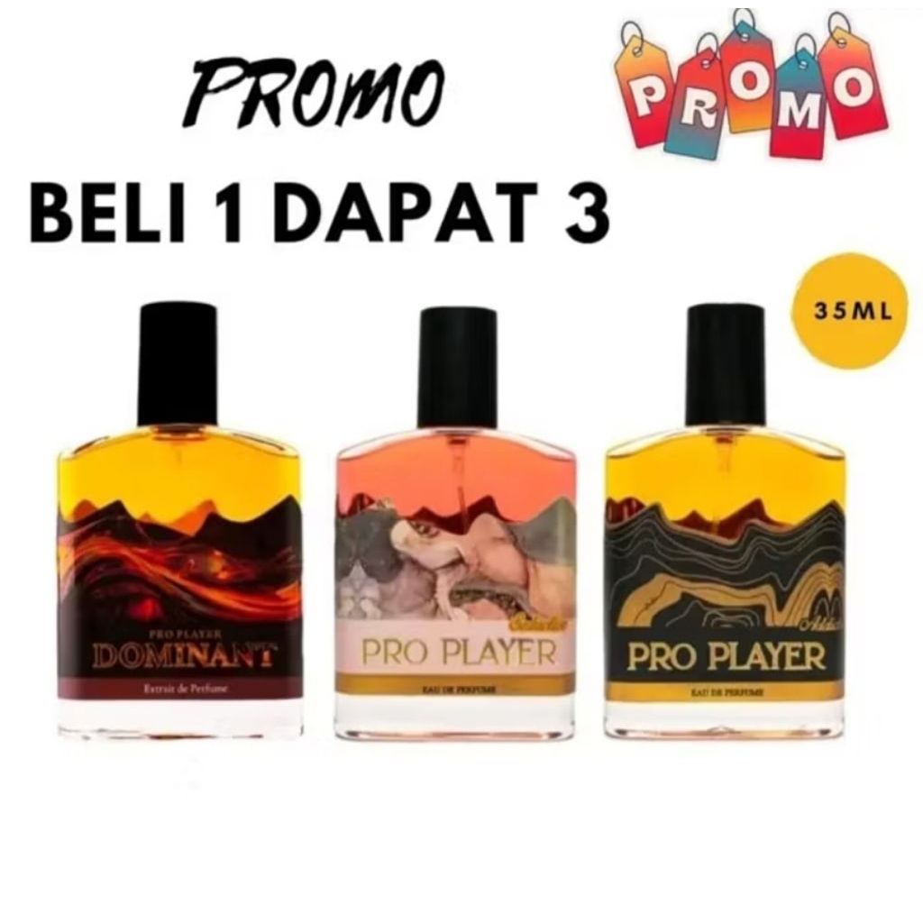 Jual Promo Dapat 3 Botol Parfum Pro Player 30ml EDP Parfum Viral Parfum ...