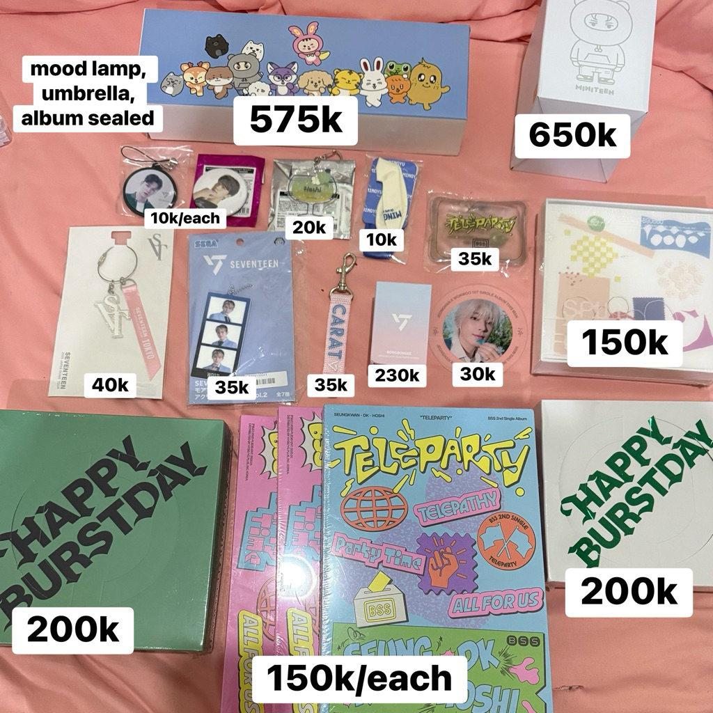 Jual Seventeen Merch Official Miniteen & Album Sealed | Shopee Indonesia