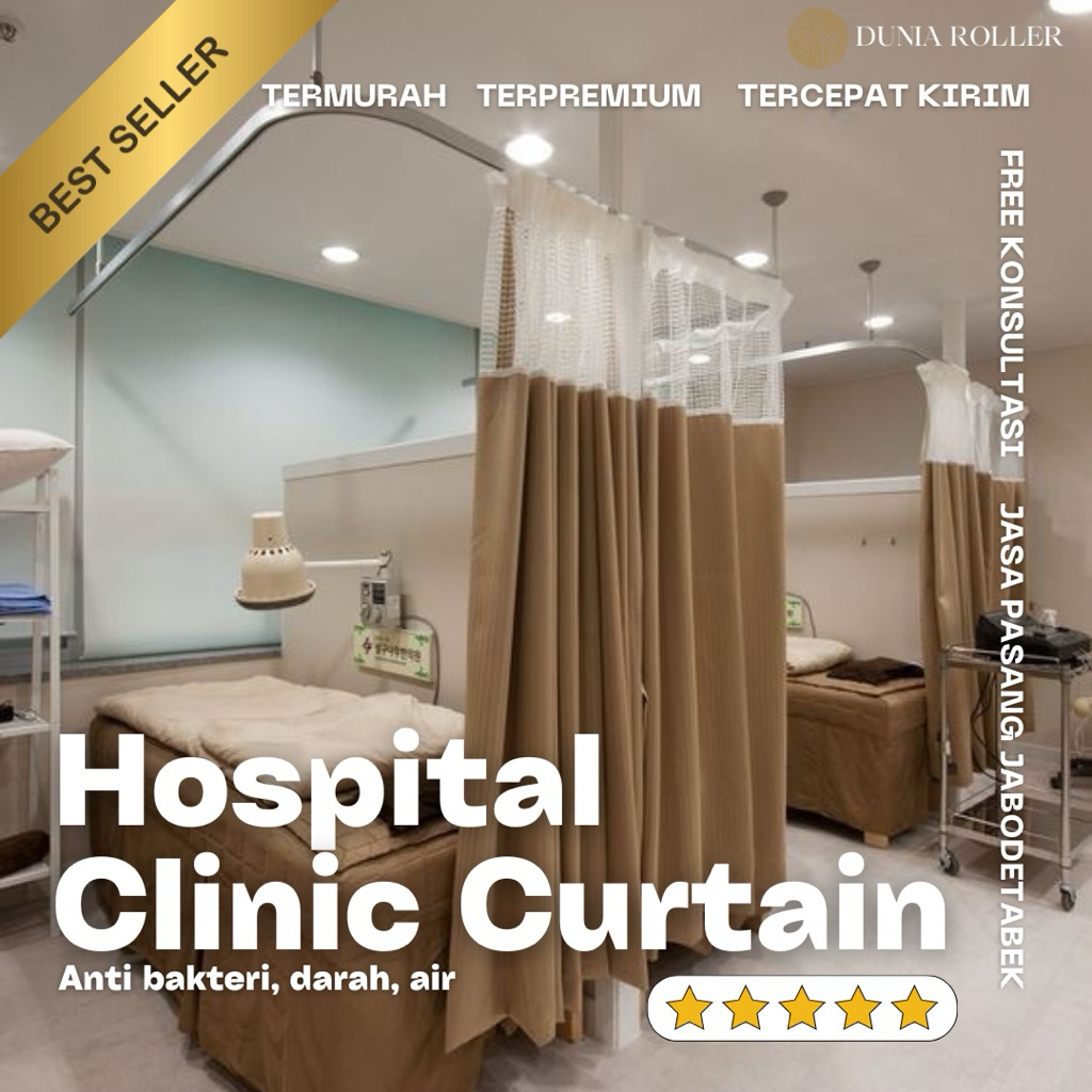 Jual Hospital Curtain Tirai Gorden Rumah Sakit Klinik Kecantikan Salon ...