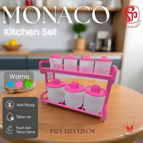 Jual Rak Bumbu Set Tempat Bumbu Set KItchen Set MONAKO MULTIPALST ...