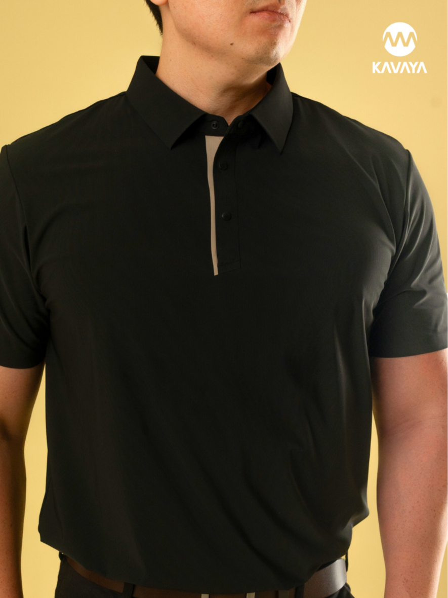 Jual KAVAYA - ELITE SEAMLESS GOLF SHIRT FOR MEN / Kemeja Golf Seamless ...