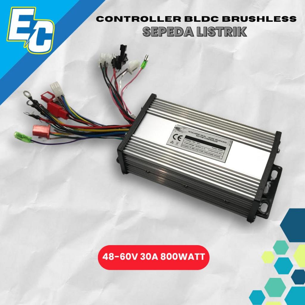 Jual Controller BLDC Brushless 48/60V 30A 800watt Kendaraan Listrik ...