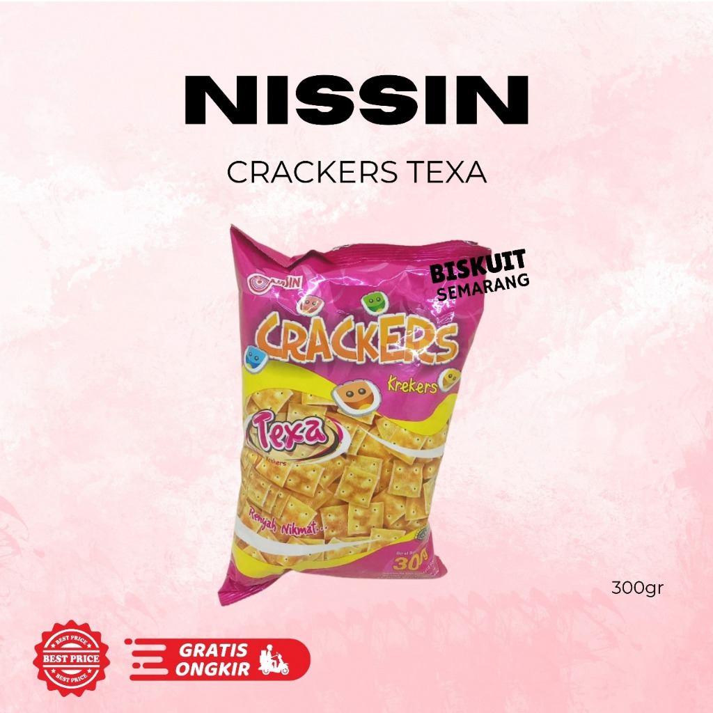 Jual Nissin Crackers Texa 300gr Nissin Texa Biskuit Asin Gurih Renyah ...