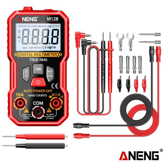 Jual (Paket A) Aneng M128 Pro True RMS Digital Multimeter High ...