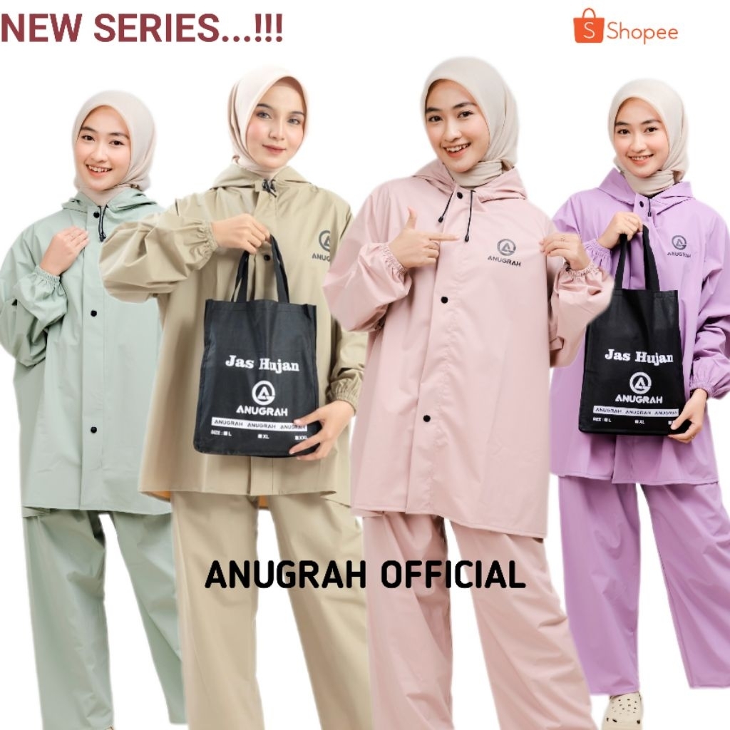 Jual JAS HUJAN PRIA WANITA Bahan WATERPROOF Anti Rembes BY ANUGRAH THE ...