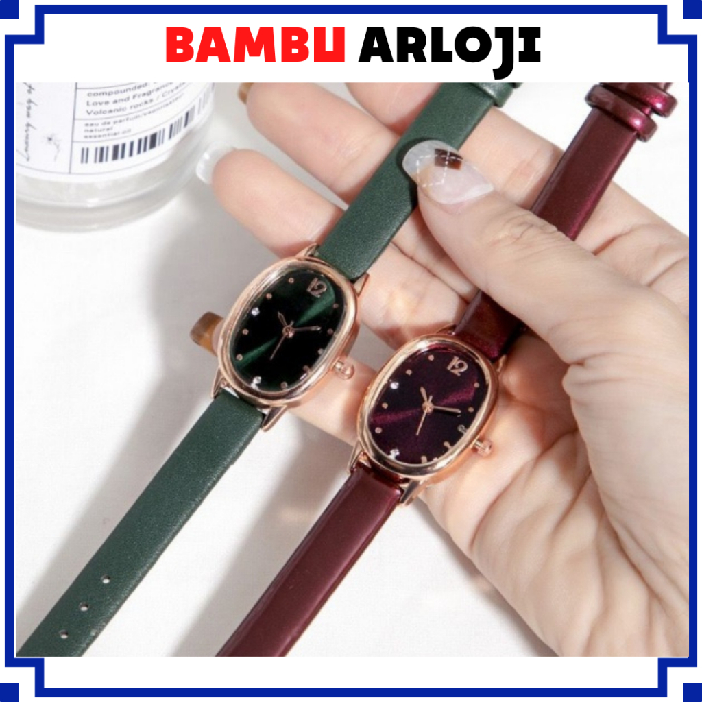 Jual BAJ Jam Tangan Quartz Strap PU Analog Casual Gaya Retro Wanita ...