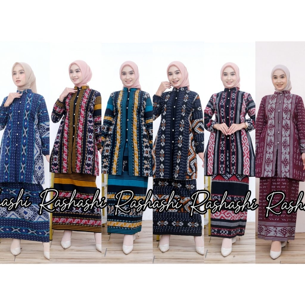 Jual ADARA SET Setelan wanita tenun troso oneset etnik setelan outfit ...