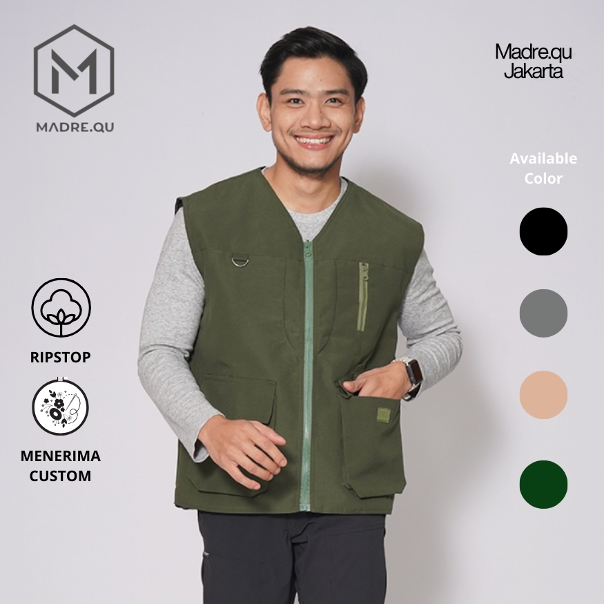 Jual Queen Vest - Vest Rompi Tactical Hijau Army | Shopee Indonesia