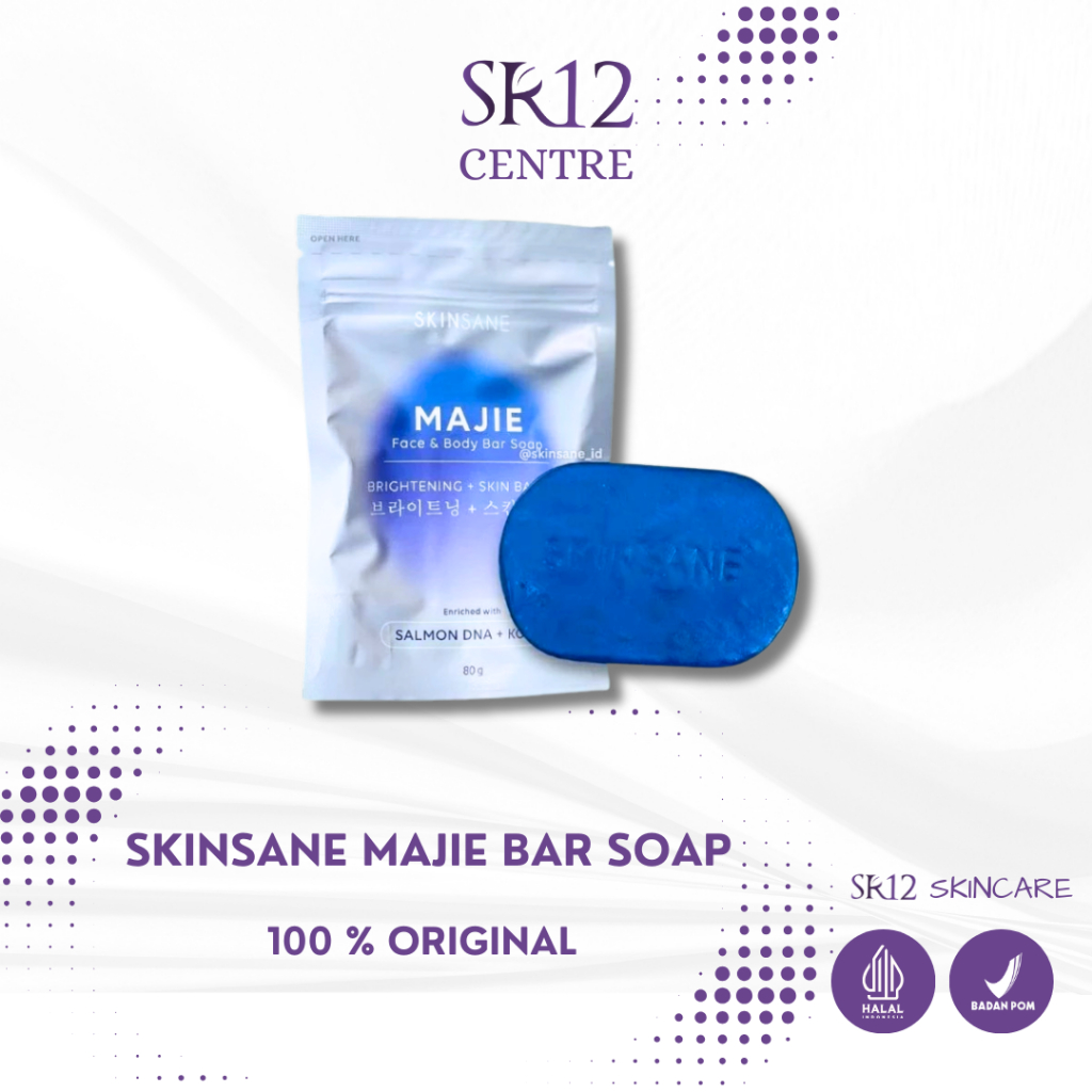 Jual SKINSANE MAJIE Bar Soap DNA Salmon + Kojic 80 gram Menjaga Skin ...