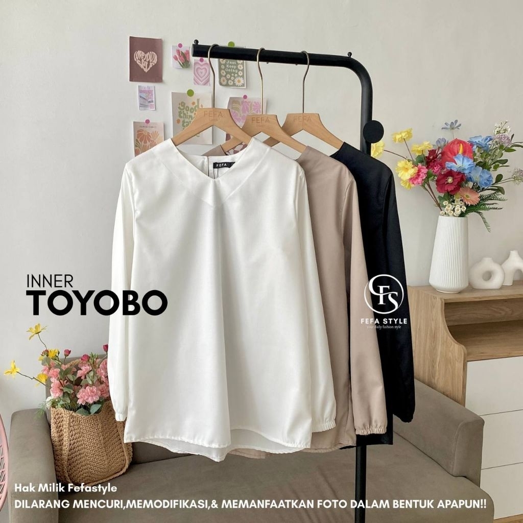 Jual FEFA STYLE - INNER TOYOBO - atasan/inner lengan panjang (bahan ...