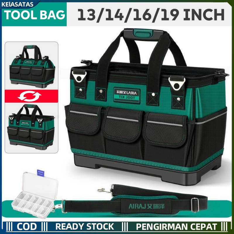 Jual 【KEIASATAS】Tool Bags Tas Perkakas 19inci Bahan Kain Oxford Tebal ...